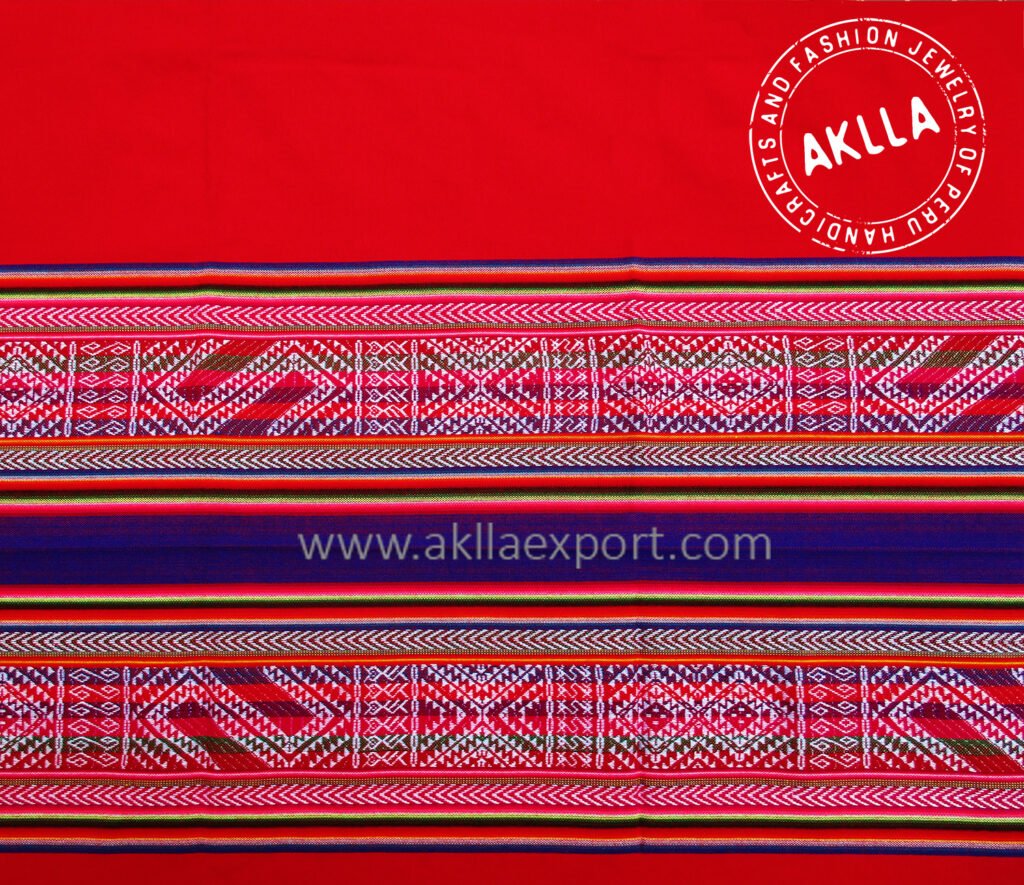 Andean Peru Fabric. Ethnic Aguayo Fabric from Ayacucho Peru – AKLLA EXPORT